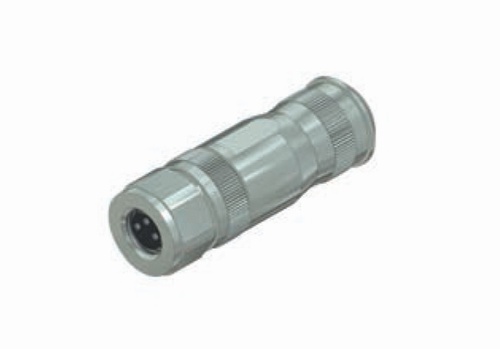 M8x1, Female Connector, Straight, Screw Termination, 360 Degree ...